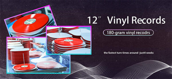 Vinyl Record Manufacturing CD Replicaiton factory in China